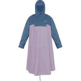 Normani Outdoor Sports Regenponcho Quibd&oacute; in Dunkelblau/Violett | Gr.: 3XL