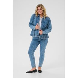 Kaffe curve Jeansjacke in Blau | Gr.: 50