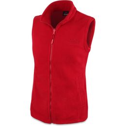Normani Outdoor Sports Damen Fleeceweste Kiamika in Rot | Gr.: 4XL