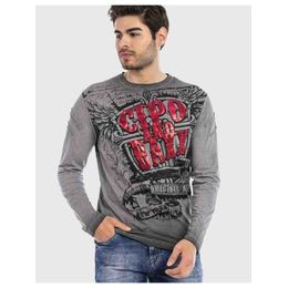 Cipo & Baxx Cipo & Baxx Sweatshirts in ANTHRACITE | Gr.: S