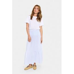 Saint Tropez Rock ElmikoSZ Gerade Passform in Chambray Blue White Stripe | Gr.: XS
