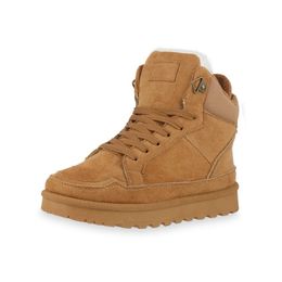 VAN HILL Sneaker High Natalie in Hellbraun | Gr.: 40