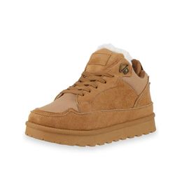 VAN HILL Sneaker Low Arabella in Hellbraun | Gr.: 36