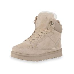 VAN HILL Sneaker High Natalie in Beige | Gr.: 39