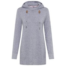 Kangaroos Longpullover in Graublau-meliert | Gr.: 40-42