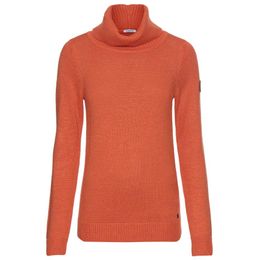 Kangaroos Rollkragenpullover in orange-meliert | Gr.: 52/54