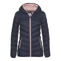 Kangaroos Steppjacke in marine-rosa | Gr.: 50