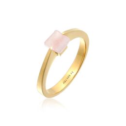 Elli Ring 925 Sterling Silber in Gold | Gr.: 66