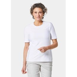 GOLDNER Sport-Shirt mit Reflektoren in wei&szlig; | Gr.: 48