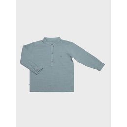 OrganicEra Kinder Langarmshirt in Era Blue | Gr.: 2-3 Jahre
