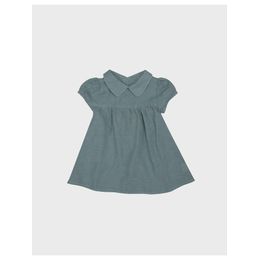 OrganicEra Baby Kleid in BLUE GRAY | Gr.: 0-3 MONATE