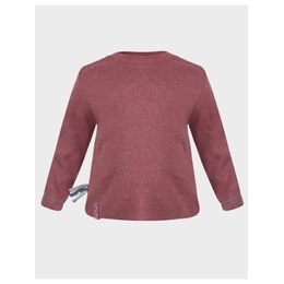 OrganicEra Baby Langarm Shirt in Bordeaux Melange | Gr.: 12-18 MONATE