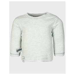 OrganicEra Baby Langarm Shirt in Aqua Melange | Gr.: 12-18 MONATE
