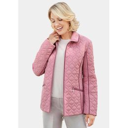 GOLDNER Kurzgr&ouml;&szlig;e: Winterjacke mit Stehkragen in altros&eacute; / rosenholz | Gr.: 19