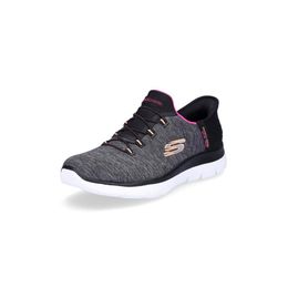 Skechers Slip-in-Sneaker Dazzling Haze in Schwarz Grau | Gr.: 41