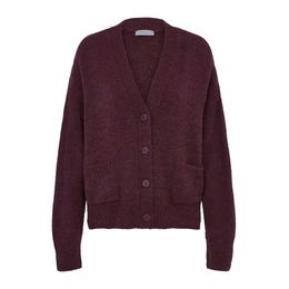 LeGer by Lena Gercke Strickjacke 'Hanne' Damen Gr&ouml;&szlig;e S aubergine