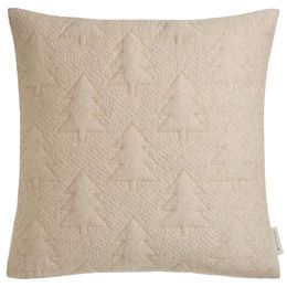 Tom Tailor HOME Dekokissen »3D Tree« mit schimmernden Lurexgarnen natur Obermaterial: 50% Baumwolle, 40% Polyester, 10% sonstige Fasern B/L: 45 cm...