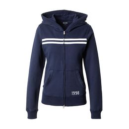 Hollister Sweatjacke Damen Größe L navy / weiß