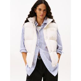 Tommy Jeans Steppweste »TJW ALASKA GRID DOWN VEST« Ancient White XS (34)
