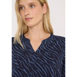 Cecil 3/4-Arm-Shirt mit All-Over Print urban dark blue XXL (46) XXL (46) Shirt von Cecil