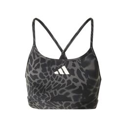 adidas Performance Sport-BH Damen Größe M/L grau / schwarz
