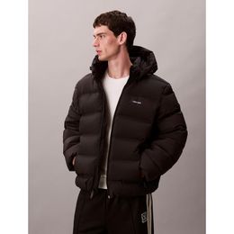 Calvin Klein Steppjacke »LS QUILTED BONDED CHANNEL HD PUF« ohne Kapuze Mit Rundhalsausschnitt, regular fit Black S S Steppjacke von Calvin Klein