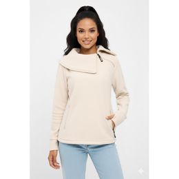 Bench. Fleecepullover »APRILLE« warmes, tailliertes Fleeceshirt mit Troyerkragen und Seitentaschen PERFECTLY PALE 42 42 Kuschelig warmes...
