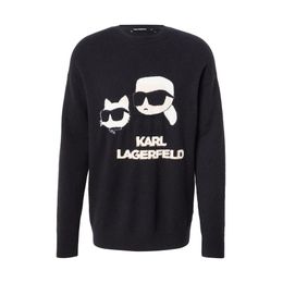 K by KARL LAGERFELD Karl Lagerfeld Pullover Herren Gr&ouml;&szlig;e S schwarz / wei&szlig;