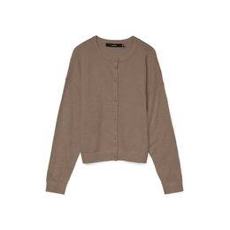 V&eacute;ro Moda Vero Moda Knit Cardigan 'VMMARINA' female Brown size XS