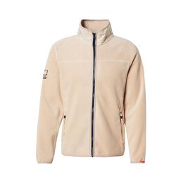 Superdry Fleecejacke Herren Größe L creme