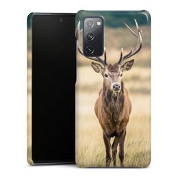 DeinDesign Galaxy S20 FE Handy Premium Case Smartphone Handyhülle Schutzhülle glänzend Deer Meadow Forrest Premium Case