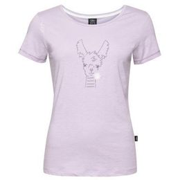 Chillaz Gandia Happy Alpaca T-Shirt Women violet - Gr&ouml;&szlig;e 44 Damen 1025831