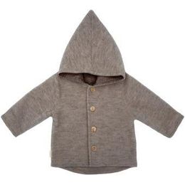 MaxiMo GOTS Wollfleece Baby Jacke braun - Gr&ouml;&szlig;e 86/92 Kinder 59000149900