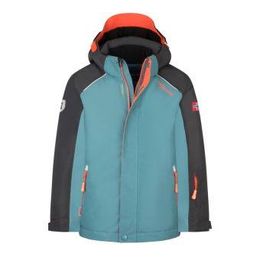 Trollkids Kids Holmenkollen Snow Jacket Pro stormy blue/black/flame orange - Gr&ouml;&szlig;e 104 Kinder 913