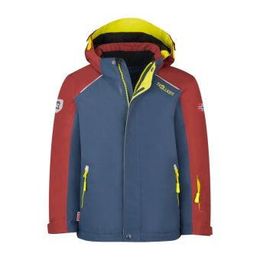 Trollkids Kids Holmenkollen Snow Jacket Pro carmin red/mys blue/glow green - Gr&ouml;&szlig;e 140 Kinder 913