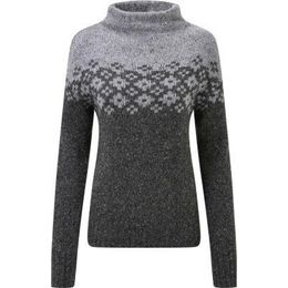 Sherpa Adventure Gear Mandari Mock Neck Sweater Women charcoal - Gr&ouml;&szlig;e XS SW25074
