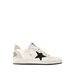 Golden Goose Deluxe Brand Golden Goose Low-Top Sneaker - Ballstar Sneakers - Leather - White - Gr. 41 (EU) - in Wei&szlig; - f&uuml;r Damen