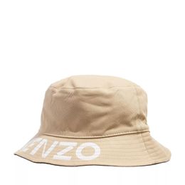 Kenzo Caps & M&uuml;tzen - Bucket Hat Reversible - Gr. S - in Beige - f&uuml;r Damen