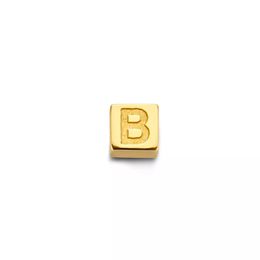 Isabel Bernard Charms - B Gold Le Carr&eacute; Felie 14 Karat Cube Charm - Gr. unisize - in Gold - f&uuml;r Damen