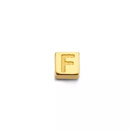 Isabel Bernard Charms - F Gold Le Carr&eacute; Felie 14 Karat Cube Charm - Gr. unisize - in Gold - f&uuml;r Damen