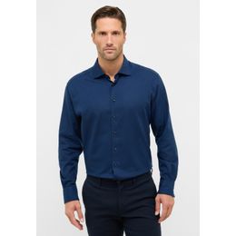 Eterna Herren Langarmhemd "MODERN FIT"navy, Gr. L, Flanell, 52% Baumwolle, 10% Schurwolle, 38% Lyocell, Hemden, EASY IRON (b&uuml;gelleicht)