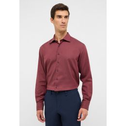 Eterna Herren Langarmhemd "MODERN FIT"weinrot, Gr. L, Flanell, 52% Baumwolle, 10% Schurwolle, 38% Lyocell, Hemden, EASY IRON (bügelleicht)