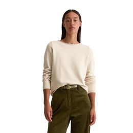Marc O'Polo MARC O'POLO Damen Strickpullover "aus softem Baumwolle-Schurwolle-Mix"natural stone, Gr. XXL, unifarben, Obermaterial: 45% Baumwolle, 27% Polyamid,