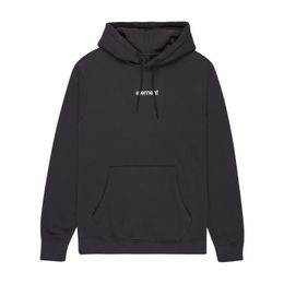 Kapuzensweatshirt Element "Lowcas", Herren, Gr. M, off schwarz, 55% Baumwolle, 25% Baumwolle, 20% Polyester, Sweatshirts
