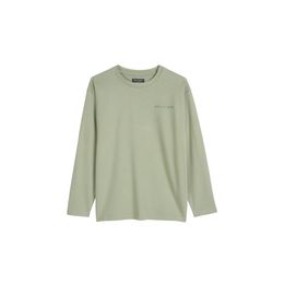 Marc O'Polo Sweatshirt MARC O'POLO "aus Organic Cotton", Jungen, Gr. 152, eukalyptus, Obermaterial: 100% Baumwolle, unifarben, regular fit, Rundhals, Sweatshirts Sweatshirt