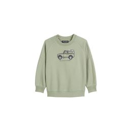 Marc O'Polo Sweatshirt MARC O'POLO "aus reinem Organic Cotton", Jungen, Gr. 116/122, eukalyptus, Obermaterial: 100% Baumwolle, unifarben, regular fit, Rundhals, Rippbündchen, Sweatshirts