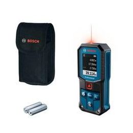 Bosch Laser-Entfernungsmesser GLM 40-31 Professional blau/schwarz, Reichweite 50m, rote Laserlinie
