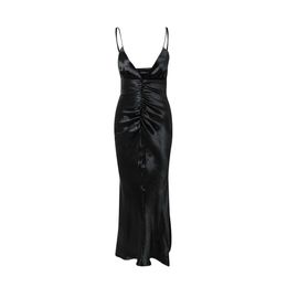 Nasty Gal Kleid Damen Gr&ouml;&szlig;e 42 schwarz Winterkleid