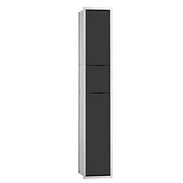 Emco Asis Gäste-WC-Modul 976027570 Papierhalter, Toilettenbürstengarnitur