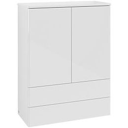 Villeroy & Boch Villeroy und Boch Antao Highboard L47000GF 81,4x103,9x35,6cm, Waschbeckenplattenfarbe Lack, glossy white lacquer